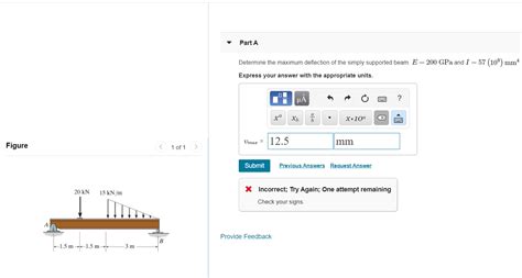 Determine The Maximum Deflection Of The Simply Supported Beam The