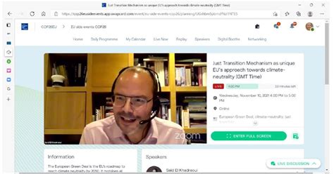 said el khadraoui on linkedin cop26glasgow eu europeancommission
