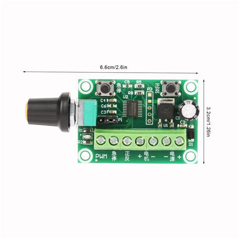 Buy Motor Controller V DC Brushless Motor Speed Controller Switch Pulse Width PWM Regulator