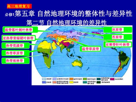 自然地理环境的差异性 Ppt课件 Word文档在线阅读与下载 无忧文档