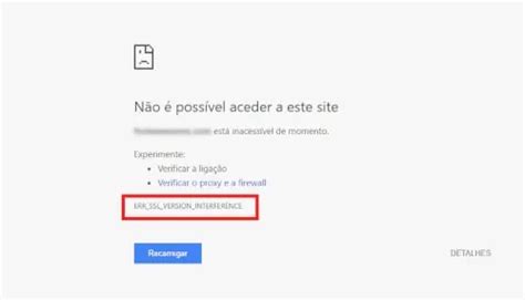 Como Resolver Erro Errsslversioninterference Chrome
