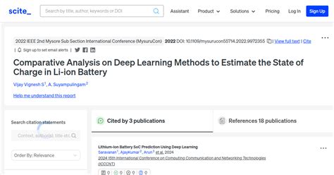Citation Report Comparative Analysis On Deep Learning Methods To