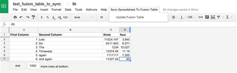 Spreadsheet To Fusion Tables · Github
