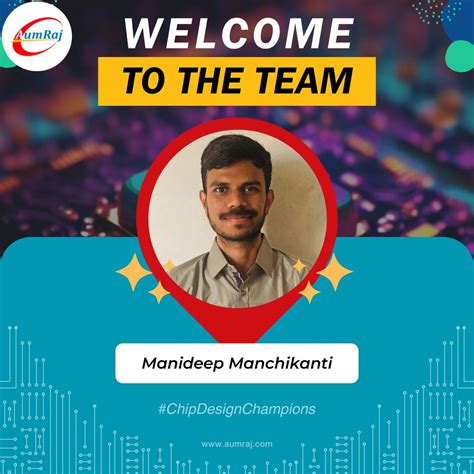 Aumraj Semiconductor Industry Chipdesignchampions Newteammember