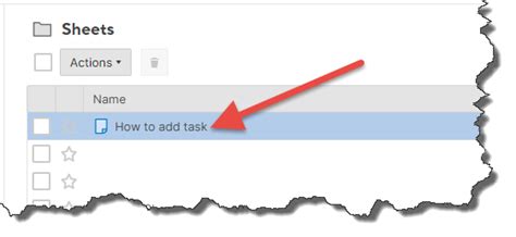 Add A New Smartsheet Task Smartsheet Tips
