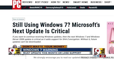 Still On Windows 7 You Must Do This Critical Update