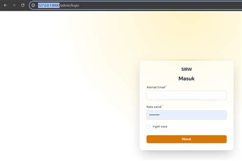 Localhost Cannot Be Used In The Url When Running The Project Filament