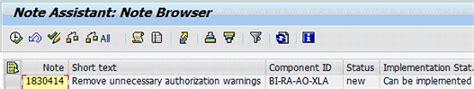 oss note implementierung mit dem sap note assistant snote les perrieres