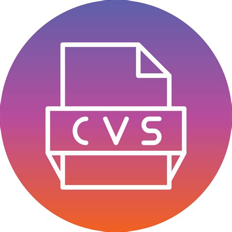 Cvs File Format Icon Vector Art At Vecteezy