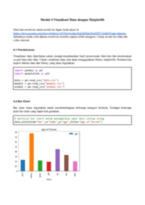SOLUTION Modul Visualisasi Data Dengan Matplotlib Python Studypool