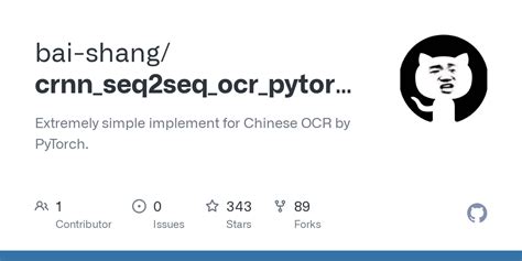 github bai shang crnn seq2seq ocr pytorch extremely simple implement