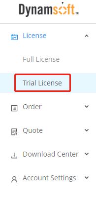 Request Trial License