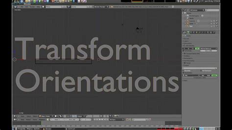 Polski Kurs Blendera Transform Orientations Youtube