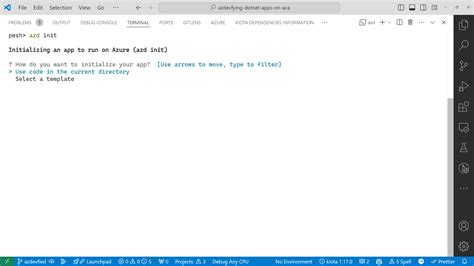 deploying apps to azure container apps with one command azd up
