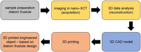 Flow Diagram For 3d Printing Of An Engineered Object Based On The 3d