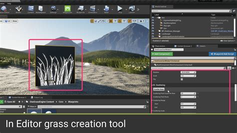 Onegrass Engine Create Grass Inside Unreal Engine In Code Plugins