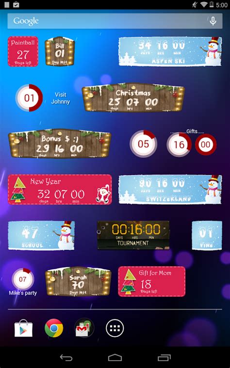 Countdown Widget - Android Apps on Google Play