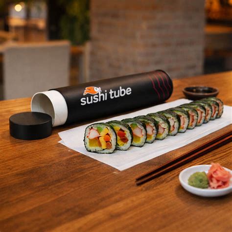 Pronto Molde Sushi Burrito Tubo Cilindro Push Pop Up Roll Embalagem