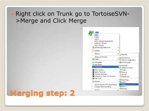 Five Steps To Svn Merging Pptx Technology And Computing