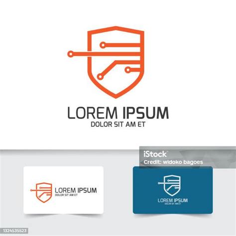 방패 와 회로 기판 사이버 보안 로고 보안 쉴드 개념 인터넷 보안 아이콘 사이버 보안 아이콘 일러스트 템플릿 로고에 대한 스톡 벡터 아트 및 기타 이미지 Istock