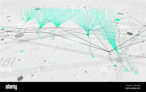 Big Data Network Connection Plexus Digital Futuristic Technology