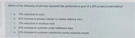 Solved Which Of The Following Statements About Soa Is False