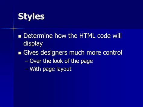 PPT Cascading Style Sheets PowerPoint Presentation Free Download ID