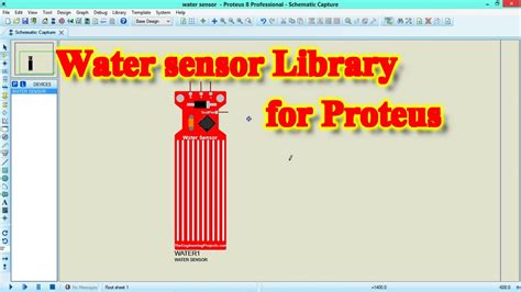 Water Sensor Library For Proteus How To Add Water Sensor Library Water Sensor E