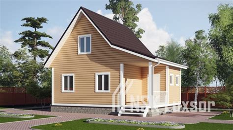Каркасный дом «К–11» — NSK Luxsor