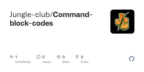 Github Jungle Clubcommand Block Codes