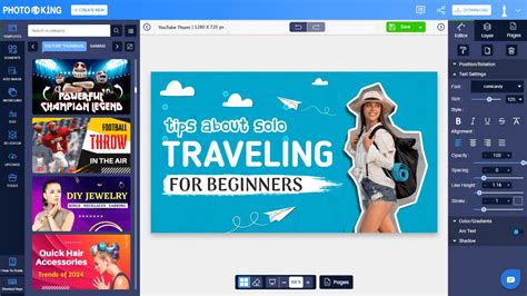 Free Online Youtube Thumbnail Maker Photoadking