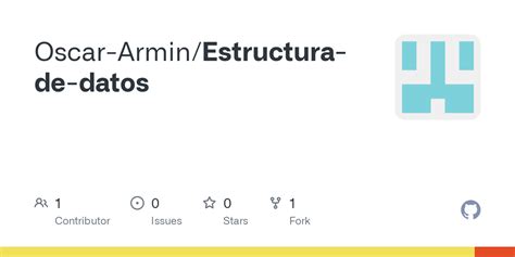 Github Oscar Arminestructura De Datos