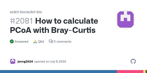 how to calculate pcoa with bray curtis · scikit bio scikit bio
