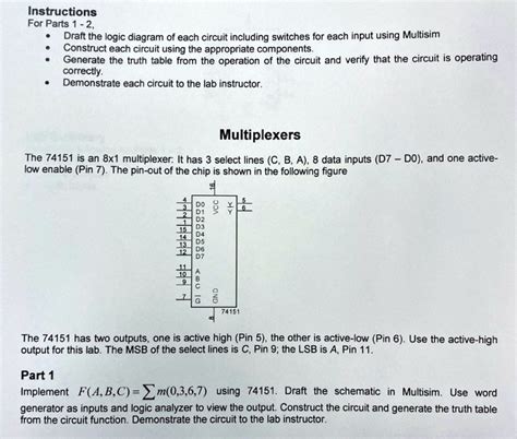 solved text instructions for parts 1 2 construct each circuit using