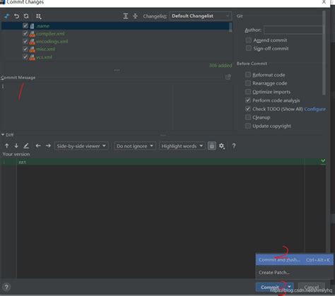 Idea使用git第一次上传项目到指定仓库idea提交git代码如何指定版本库 Csdn博客