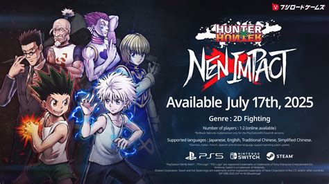 Hunter X Hunter Nen X Impact Releases July