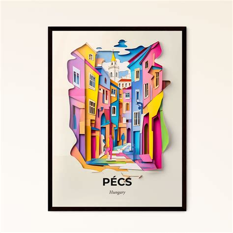 Vivid Pécs Hungary Art Print Hebstreit