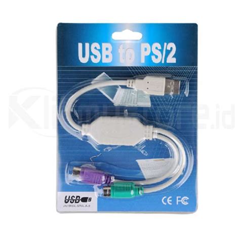 Jual Usb To Dual Ps2 Cable Active Adapter Keyboard Mouse Converter Kabel Di Seller Klikmystore