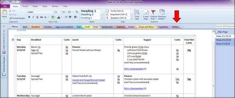 OneNote Creating Recipe Links For Easy Access