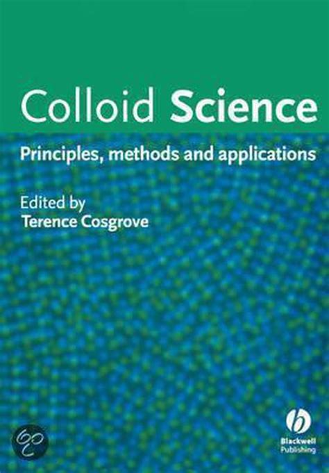 colloid science terence cosgrove 9781405126731 boeken bol