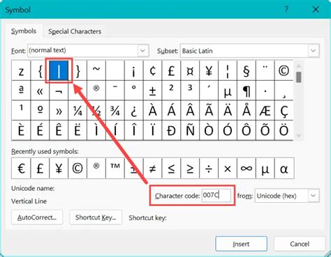 How To Insert Vertical Line Symbol In Word Printable Online