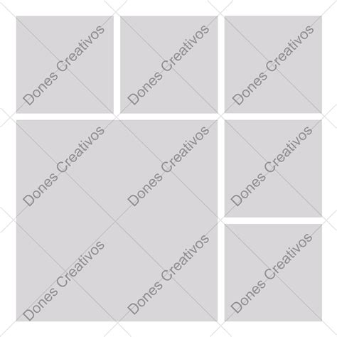 Inside The Box 6 Box Grid Bundle Pack Template Etsy