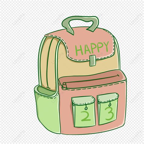 학교 가방 Png 일러스트 무료 다운로드 Lovepik
