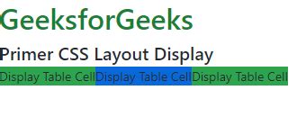 Primer CSS Layout Display GeeksforGeeks