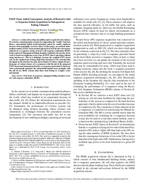 Pdf Exit Chart Aided Convergence Analysis Of Recursive Soft M