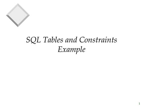 Ppt Sql Tables And Constraints Example Powerpoint Presentation Free Download Id2998787