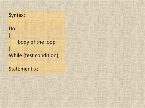 Looping Computer Programming And Utilization Ppt