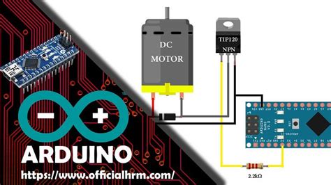 Arduino Tip120 Motor Officialhrm R Arduinoprojects