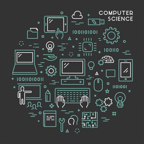 Line Web Concept For Computer Science Stock Vector Image By ©karpenkoilia 117636268