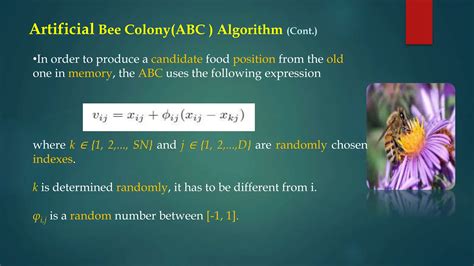 Artificial Bee Colony Abc Swarm Intelligence Ppt